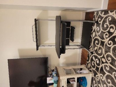 Mobile Computer Tower With Shelf Black - Buylateral : Target