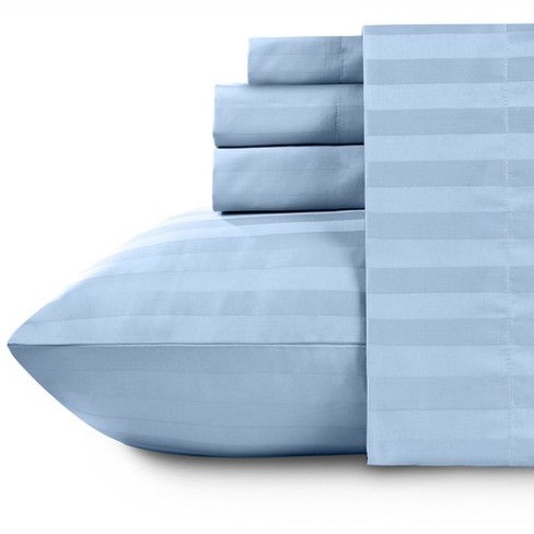 Luxury 500 Thread Count Bed Sheets - Cotton Sateen Sheets Set, Soft ...