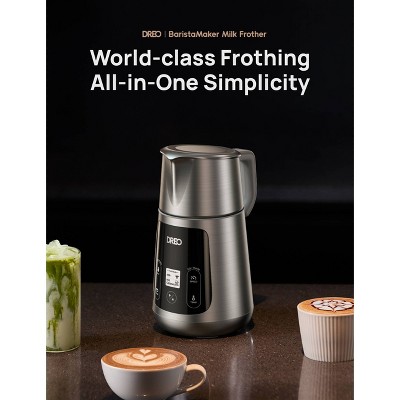 Dreo BaristaMaker Milk Frother Stainless Steel : Target