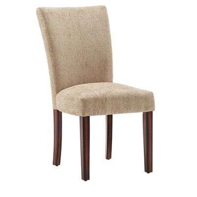 Set Of 2 Bryant Upholstered Parsons Dining Chairs Light Brown - Inspire ...