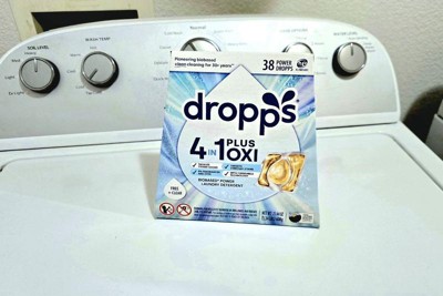 Dropps Laundry 4-in-1 Plus Oxi Power Biobased Detergent Pods - Free ...