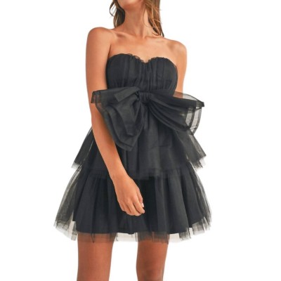 Women's Front Bow Tulle Dress - Mable S : Target