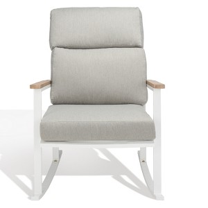 Brutus Rocking Chair Indoor/Outdoor - CPT1035 - White/Light Grey ...