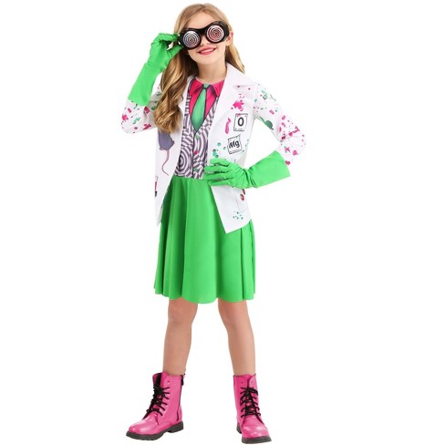 Halloweencostumes.com Large Girl Mad Scientist Costume For Girls, White ...