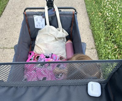 Mac Sports Collapsible Folding Heavy Duty Push Pull Utility Cart Wagon ...