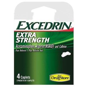 Excedrin Extra Strength Caplets with Acetaminophen, Aspirin & Caffeine ...