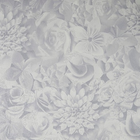 Evie Cool Blue Wallpaper : Target