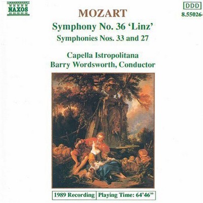 Barry Wordsworth - Symphonies 27, 33 & 36 (cd) : Target