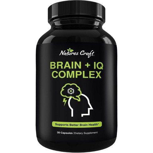 Nootropic Memory Supplement For Brain Support + Iq, Memory Pills For Brain Boost & Natural ...