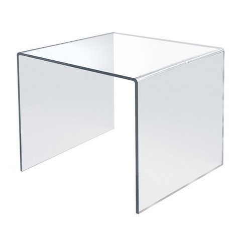 Azar Displays Clear Acrylic Riser Pedestal Display 9.5"w X 9.5"d X 9.5 ...