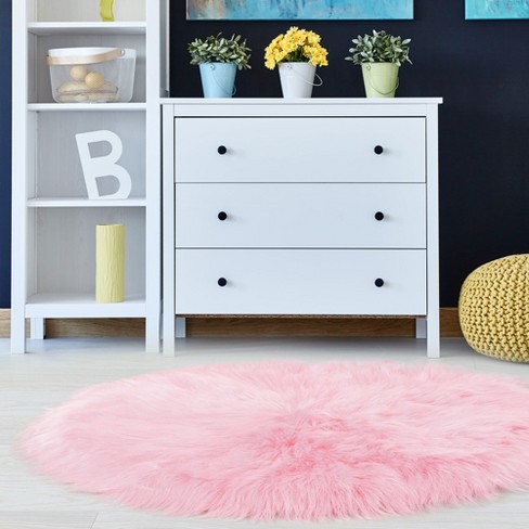 Piccocasa Office Home Bedroom Faux Sheepskin Puffy Plush Area Soft Warm ...