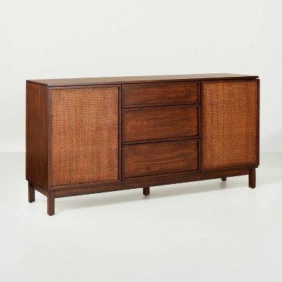 Mitchell Sideboard Buffet Rustic Natural Aged Brown - Wyndenhall : Target