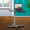 Mobile Laptop Cart Steel Graphite Black - Techni Mobili : Target