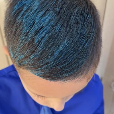 Hally Shade Stix Temporary Wash Out Hair Color - Blue - 0.4oz : Target