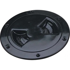 Sea-Dog Screw Out Deck Plate 5-1/2" Black Boat Equipment 3371551 : Target