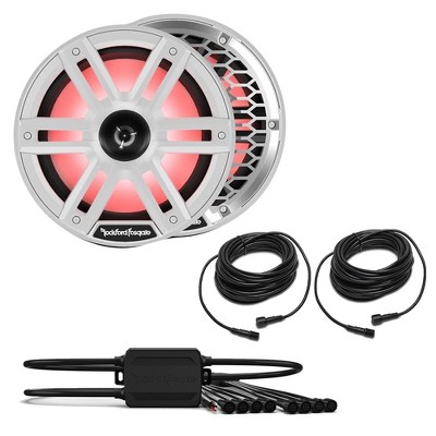 Rockford Fosgate 1 Pair M2-8h 8" Horn Marine Speakers With Accesories ...