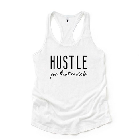 Simply Sage Market Women's Hustle For That Muscle Graphic Racerback ...