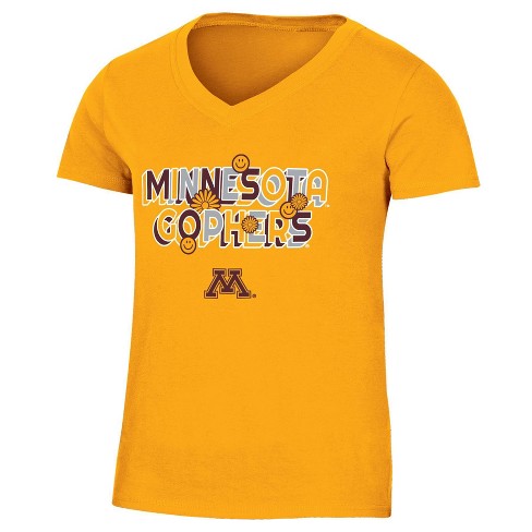 Ncaa Minnesota Golden Gophers Girls' V-neck T-shirt : Target