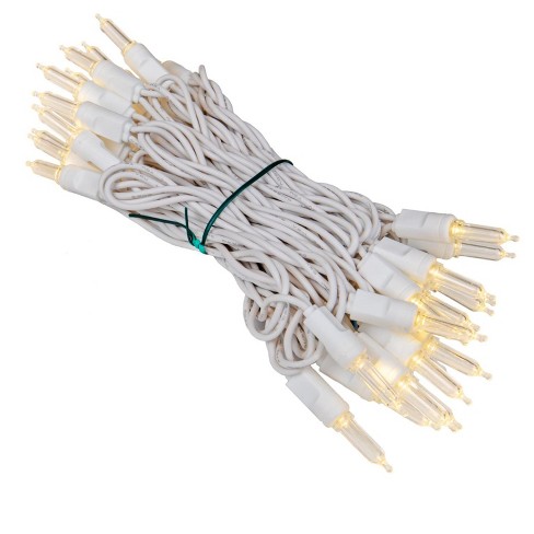 Novelty Lights Warm White 35 Light T5 Traditional Led Christmas Mini ...