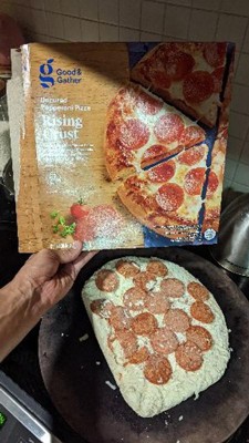 Self-rising Crust Uncured Pepperoni Frozen Pizza - 30oz - Good & Gather ...