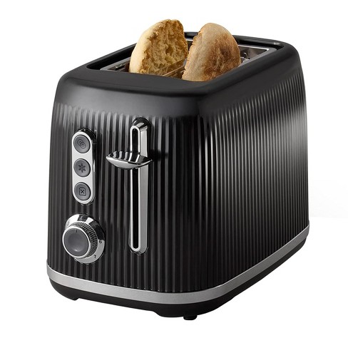 Oster Retro 2 Slice Toaster With Extra Wide Slots In Black : Target
