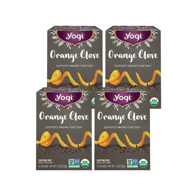 Yogi Tea - Orange Clove Tea - 64 Ct, 4 Pack : Target
