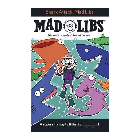 Shark Attack! Mad Libs - By Mickie Matheis (paperback) : Target