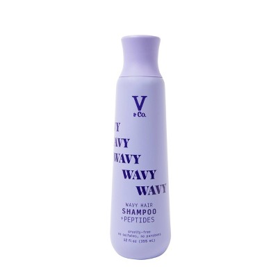 V&co. Beauty Wavy Hair + Peptide Shampoo 12oz : Target