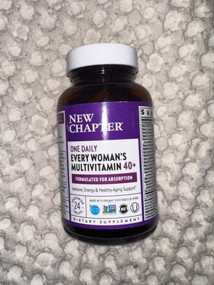 New Chapter Women's Multivitamin 40+ For Energy, Healthy Aging + Immune ...