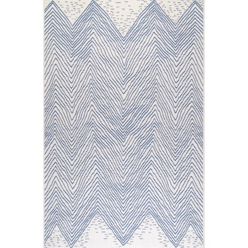 Nuloom Carina Chevron Waves Indoor/outdoor Area Rug : Target