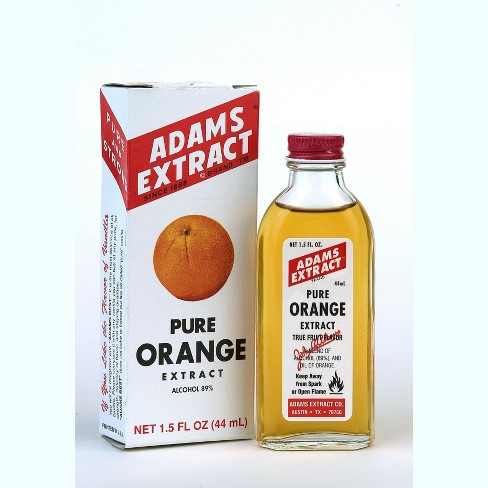 Adams Extract Pure Orange Extract, 1.5 FL OZ : Target