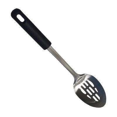 Sharpchef Stainless Steel Slotted Serving Spoon, Heavy Duty, Soft Touch ...