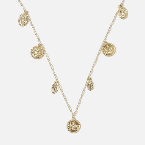 Sanctuaire Multi Coin Charm Necklace : Target