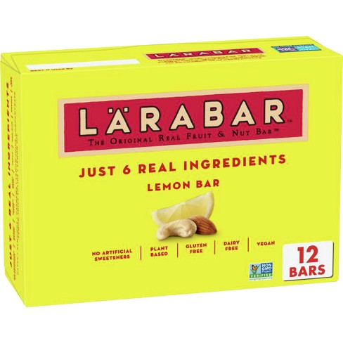 Larabar Lemon Fruit & Nut Bars - 19.2oz/12ct : Target