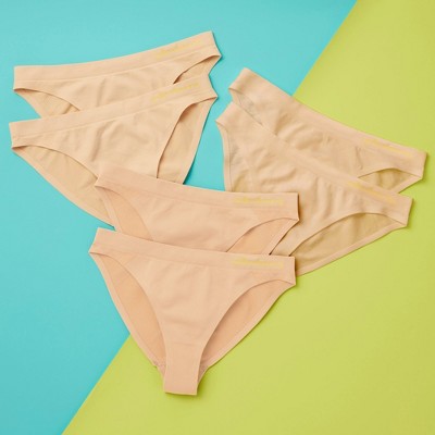 Girls' 6pk High Quality, Best Bikini Seamless Underwear By Yellowberry ...