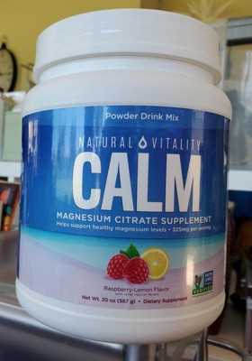 Natural Vitality Calm Magnesium Plus Calcium Supplement Powder ...