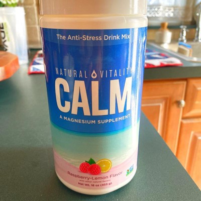Natural Vitality Calm, Magnesium Citrate Supplement Powder, Anti-stress ...