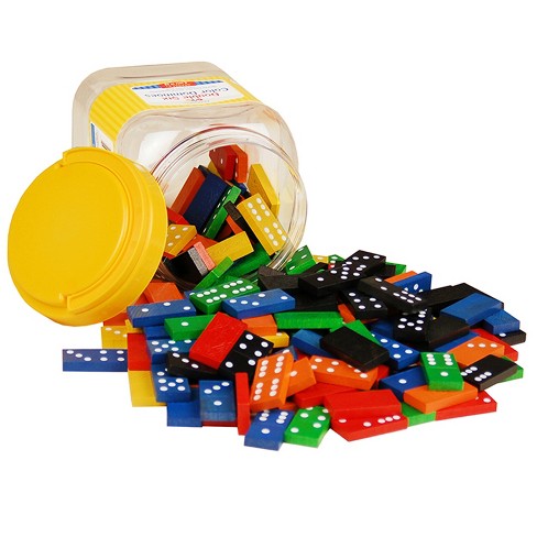 Learning Advantage Double Six Color Dominoes, Set Of 168 : Target