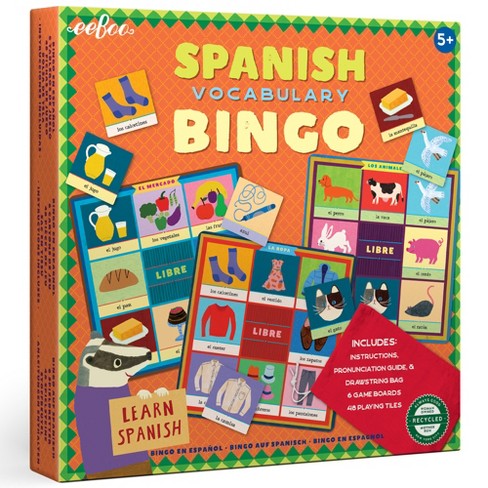 Eeboo: Spanish Bingo Vocabulary Game : Target