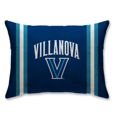 NCAA Villanova Wildcats Standard Stripe Logo Bed Pillow : Target