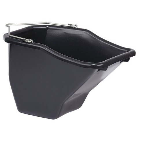 Little Giant Durable Plastic Flat Back Livestock Feed Bucket : Target