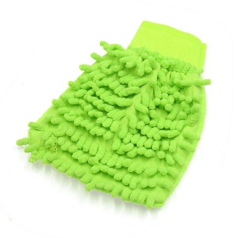 Unique Bargains Car Vehicle Cleaning Microfiber Chenille Mitten Glove ...