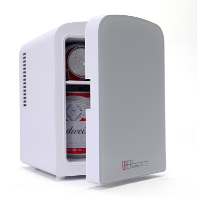 Uber Appliance Personal And Portable Mini Fridge 6-cans - Gunmetal ...