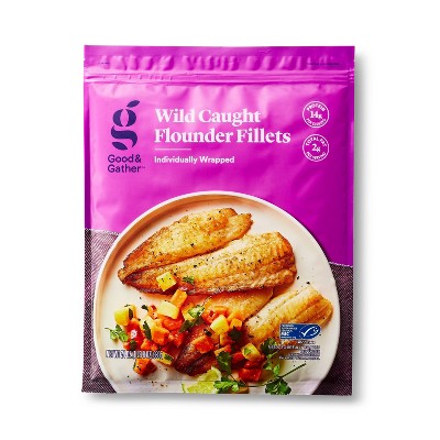 Wild Caught Flounder Fillets - Frozen - 24oz - Good & Gather™ : Target