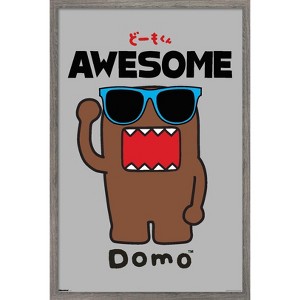 Trends International Domo - Awesome Sunglasses Framed Wall Poster ...