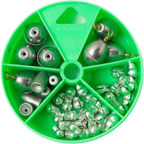 Eagle Claw Steel And Tin Sinkers Dial Pack : Target