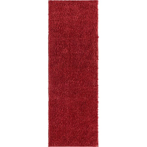 Unique Loom 2' 2 X 6' 7 Davos Shag Poppy Area Rug : Target