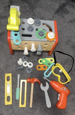 Construction Play Set - Gigglescape™: Toy Tools, Plastic & Wood, 35 ...