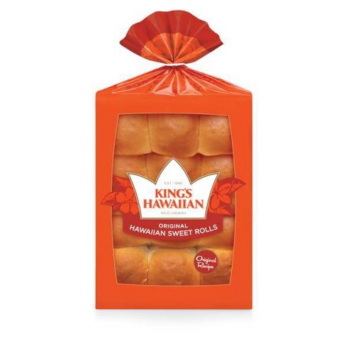 King's Hawaiian Original Hawaiian Sweet Rolls - 12oz/12ct : Target