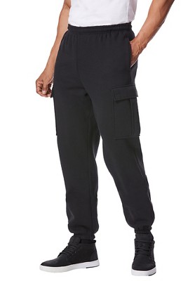 Kingsize Men's Big & Tall Full Elastic Fleece Cargo Jogger - Tall - 4xl ...